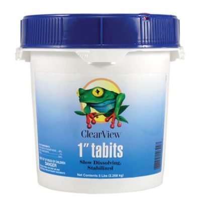 Clear View 5 lb Small Chlorine Tablets